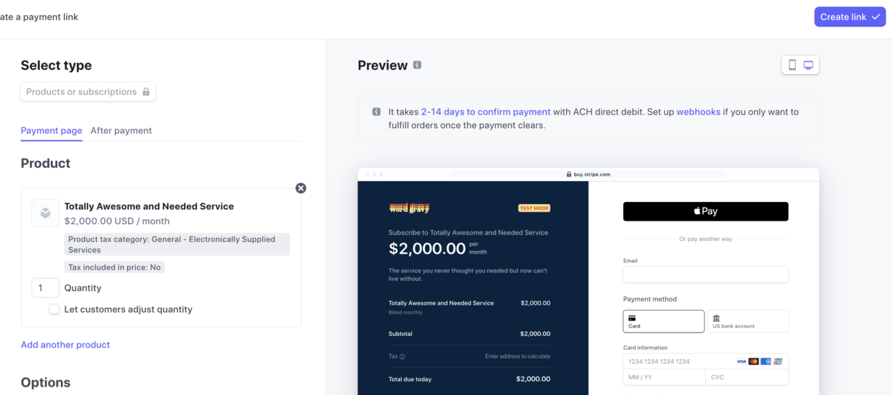 How to Create an Invoice in Stripe